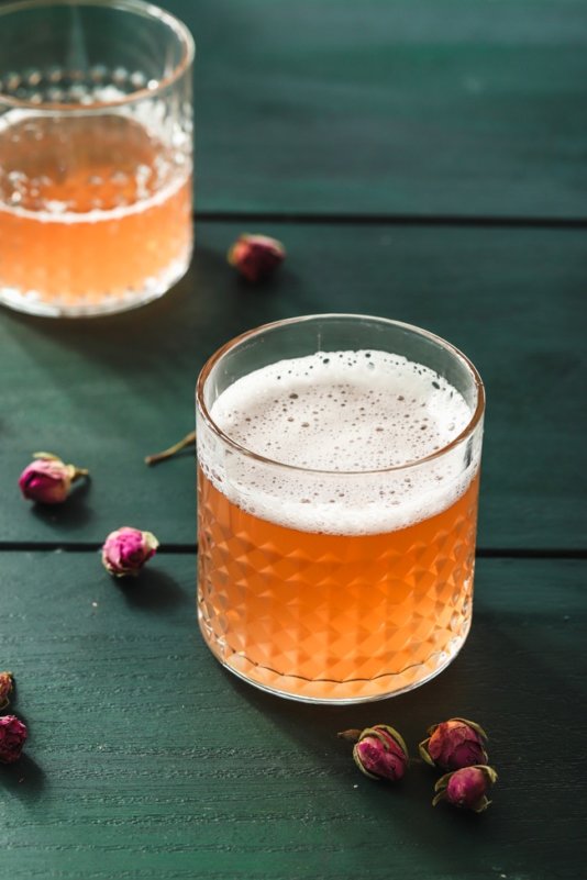 The BEST DIY Rose Kombucha Recipe - A Prettier Petal